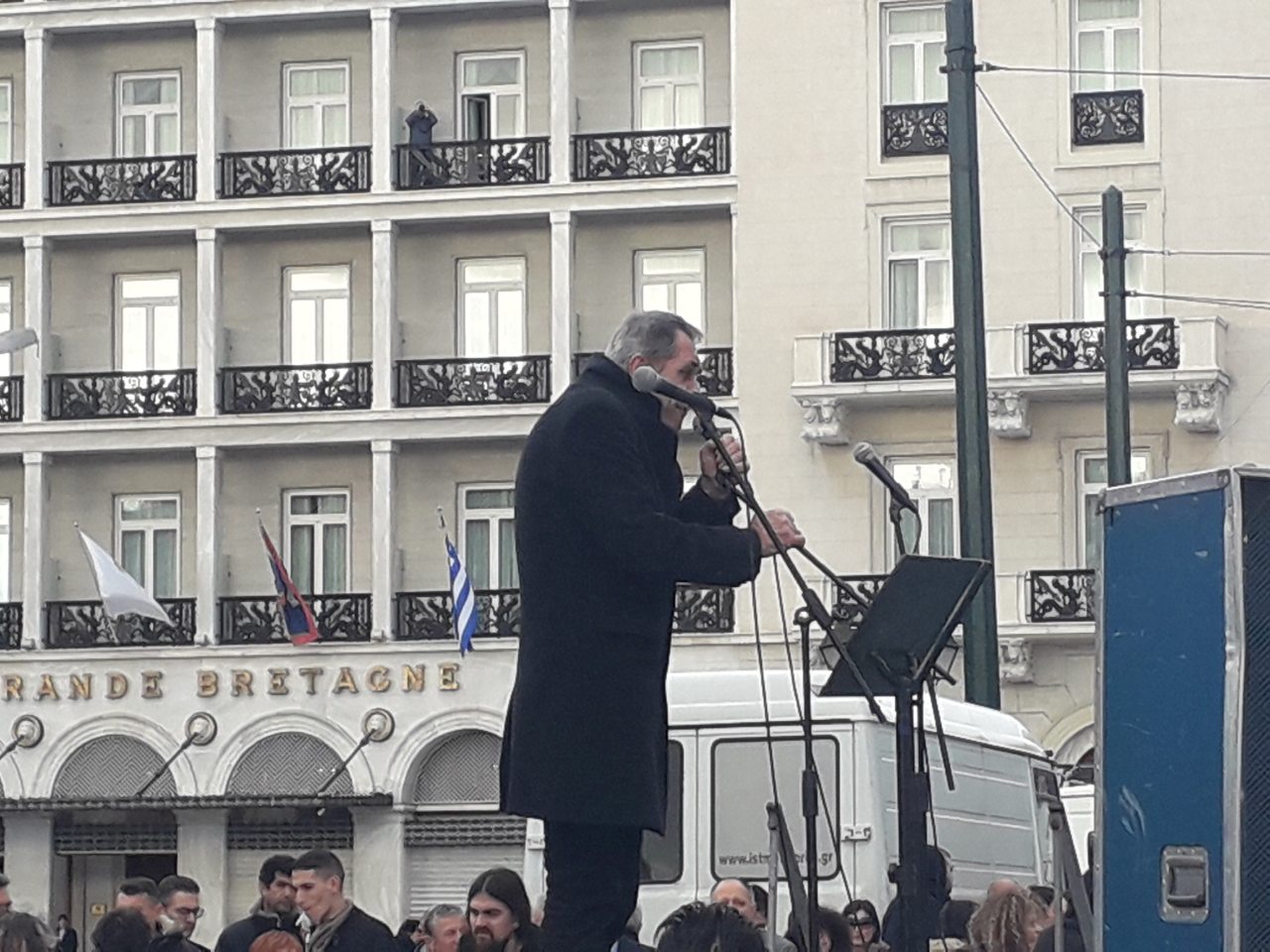 Γιάννης Δελής στο συλλαλητήριο των εκπαιδευτικών: "Δεν ξέρω αν έχω ...