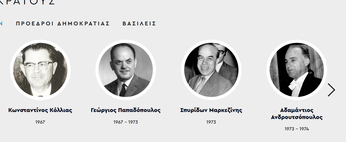 Με δικτάτορες και δωσίλογους η παρουσίαση των "αρχηγών κράτους" στην ...
