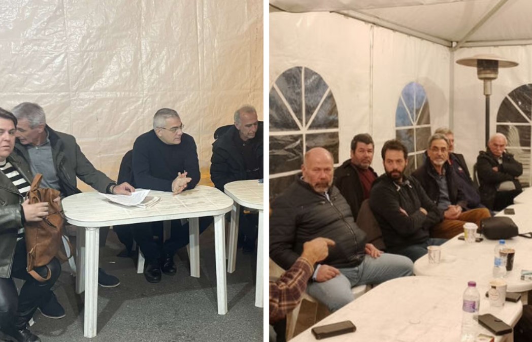 Οι Ευρωβουλευτές του ΚΚΕ στα Μπλόκα Καρδίτσας και Λάρισας: Ο αγώνας να ...