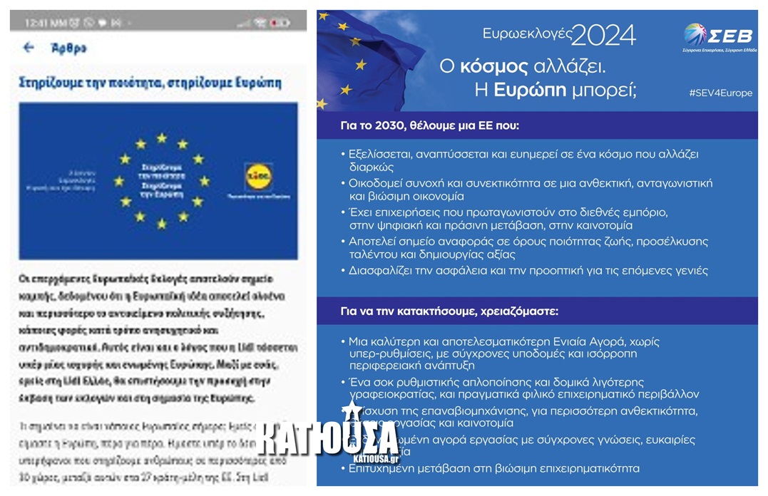 Ευρωεκλογές 2024 - «Ψηφίζουν» ΕΕ οι επιχειρηματικοί όμιλοι και κάνουν ...